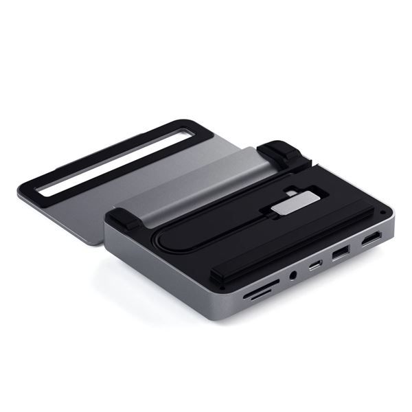 Stand Per Ipad Pro Usbc Hub In Alluminio - Space Gray - Satechi - S ...